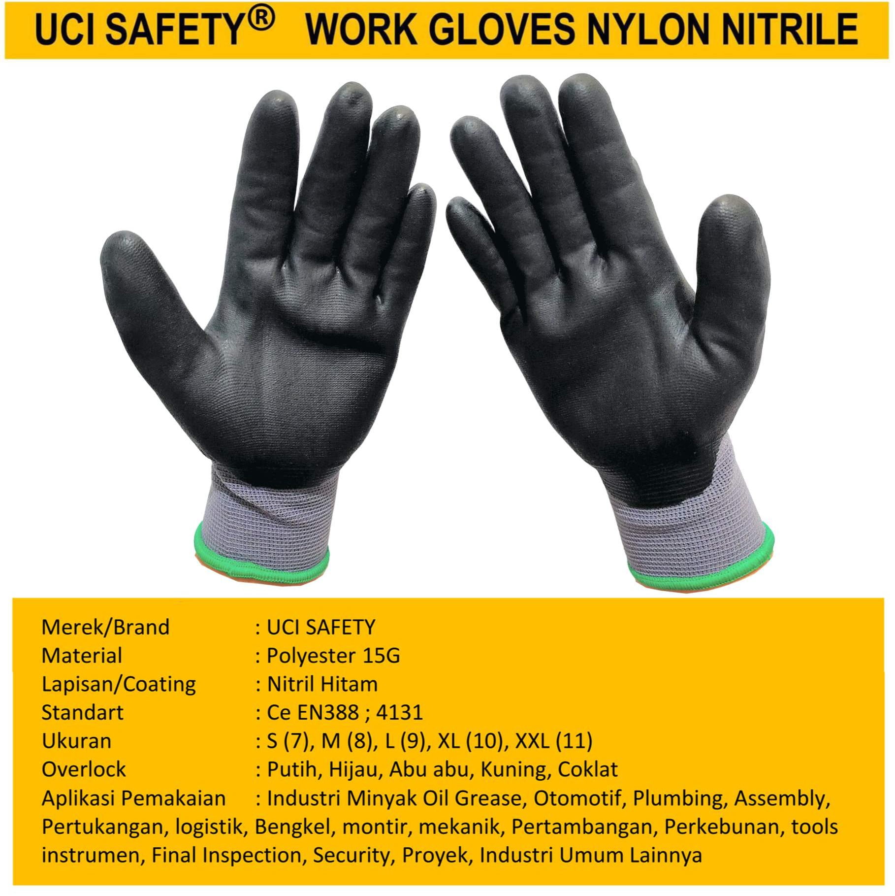 engineering safety Gloves Bengkel Pertambangan otomotif - Uci Safety ...